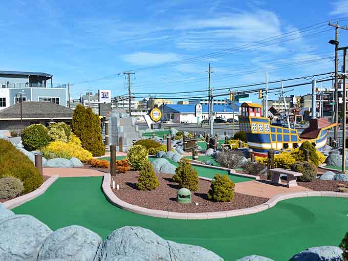 The sprawling course layout reveals itself like a miniature golf lover's fever dream come to life.