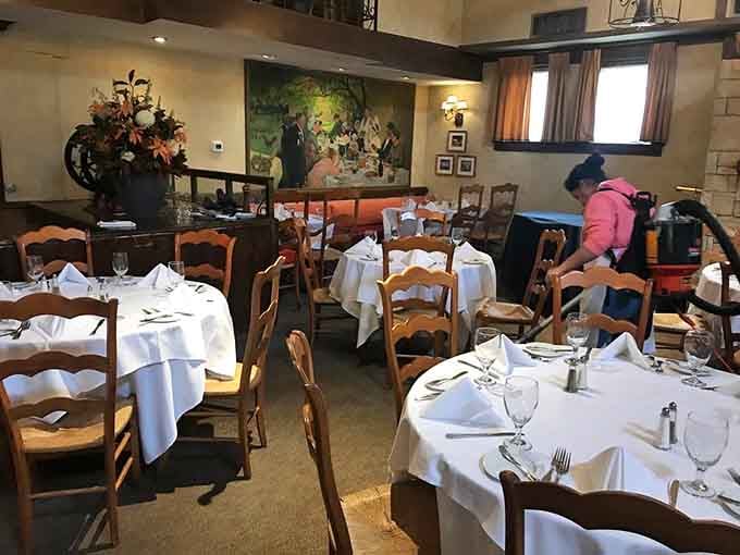 Multiple dining rooms mean you can return repeatedly and pretend you're discovering new territory each visit.