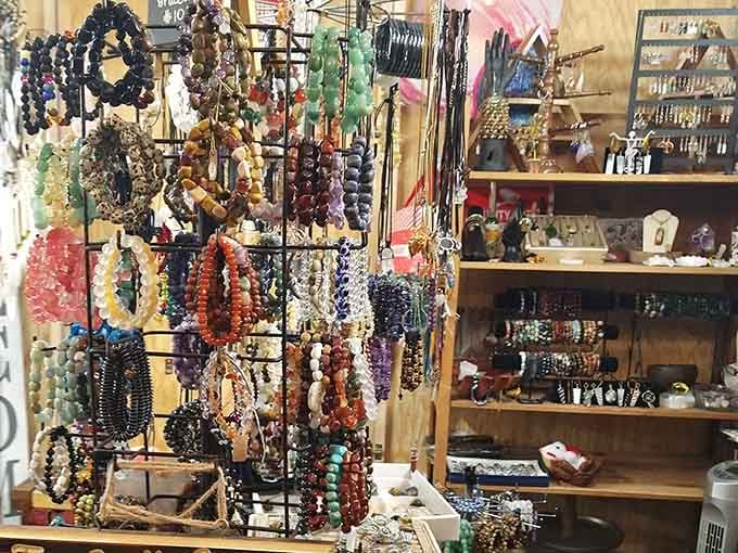 Jewelry displays that would make your grandmother stop and admire every single piece, then ask why you're not buying more.
