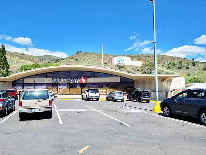 Even the Safeway here comes with mountain views that beat any big city grocery store experience.