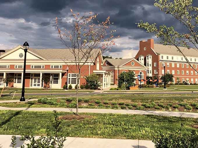 Bucknell's campus blends seamlessly with town, proving college towns can enhance rather than overwhelm communities.