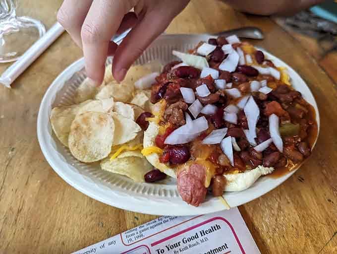 Even the savory options here come with a side of nostalgia, proving Lipka's does more than just sweet treats.