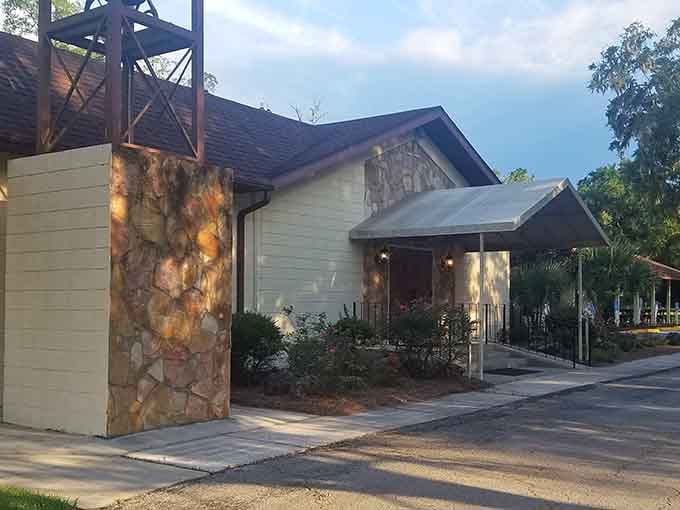 Classic Florida architecture meets community gathering spot, where people still know their neighbors by name.