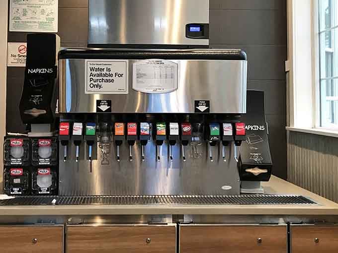 Self-serve beverages have never looked so refined, like a soda fountain that moonlights at country club events.