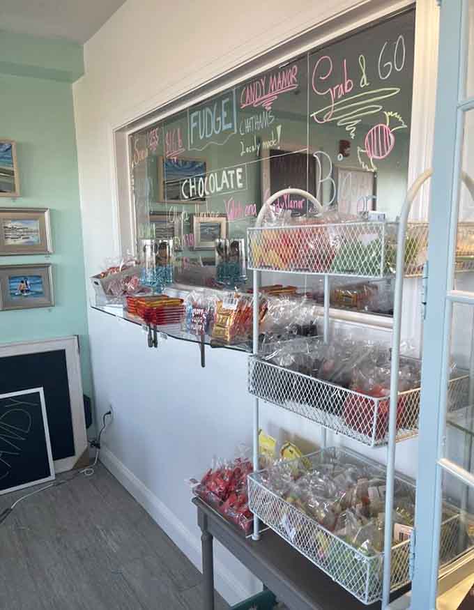 When your candy shop needs a chalkboard menu, you know the sweet possibilities are absolutely endless here.