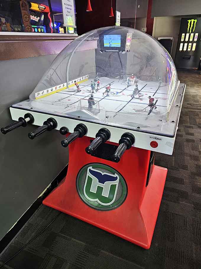 Dome hockey brings out competitive spirits, turning friendly matches into intense battles requiring serious trash talk.