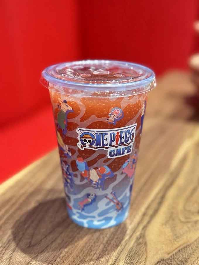 That tangerine-orange slushy captures the essence of summer adventures on the high seas in one frosty cup.