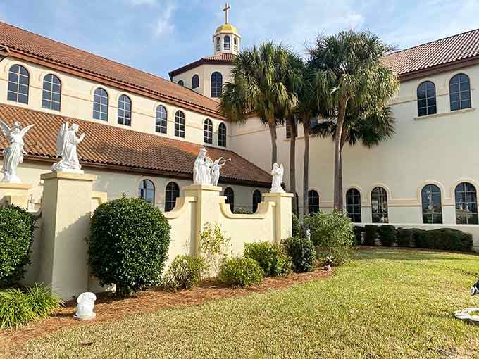 Queen of Peace Catholic Church shows that beautiful architecture exists beyond the tourist corridors.