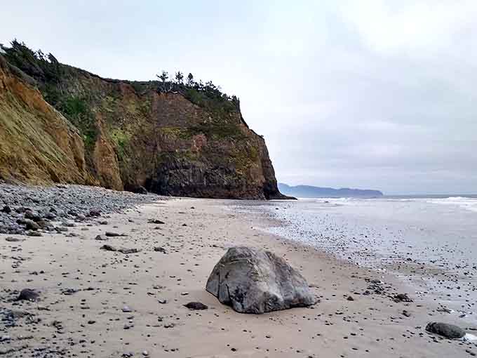The rocky coastline at Maxwell Point creates waves that crash with the kind of drama usually reserved for soap operas.