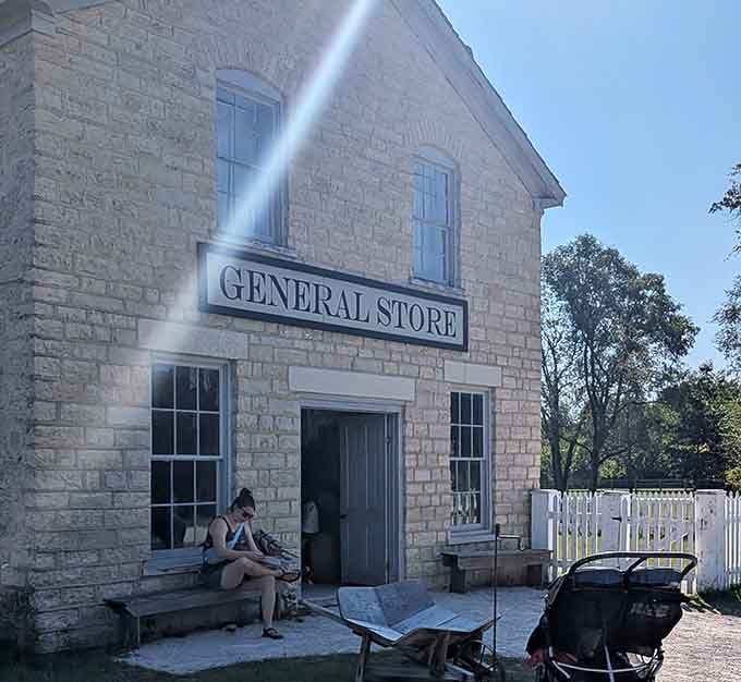 This general store stocked everything pioneer families needed, proving Amazon's "everything store" concept isn't exactly revolutionary after all.
