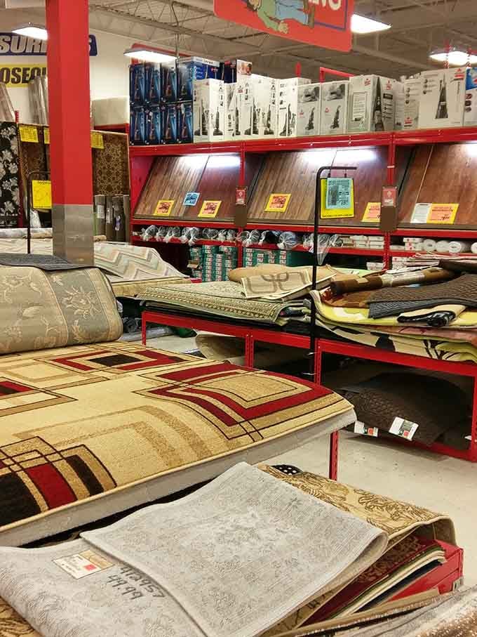 Area rugs that transform bare floors into cozy spaces while keeping your wallet surprisingly full afterward.