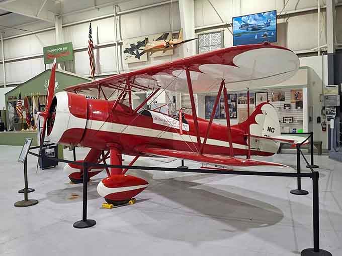 Red biplanes are basically the sports cars of early aviation, minus the cup holders and air conditioning.