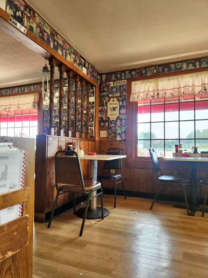 Wood paneling, family photos everywhere, and that genuine lived-in feeling you just can't fake in restaurants anymore.