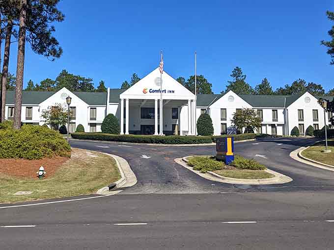 Comfort Inn Pinehurst offers convenient lodging when family visits to see your brilliant retirement location choice firsthand.