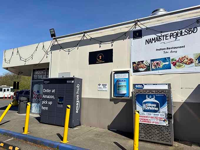 When even the Amazon locker looks picturesque, you know you've found a town that takes aesthetics seriously.