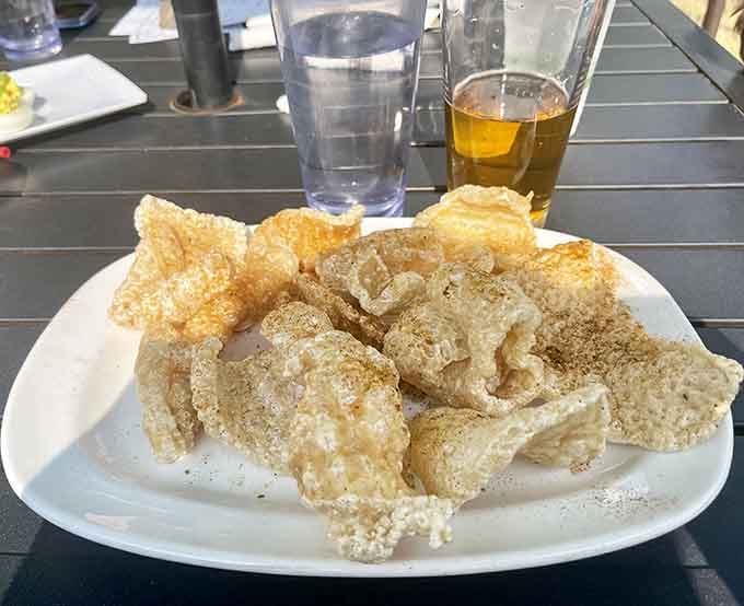 Pork rinds so good they'll make you question every snack choice you've ever made at a gas station.