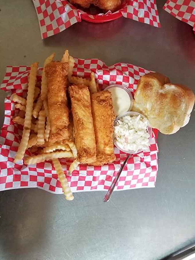 Friday Fish Fry featuring golden cod and fries, honoring Wisconsin's most sacred weekly tradition with proper reverence.