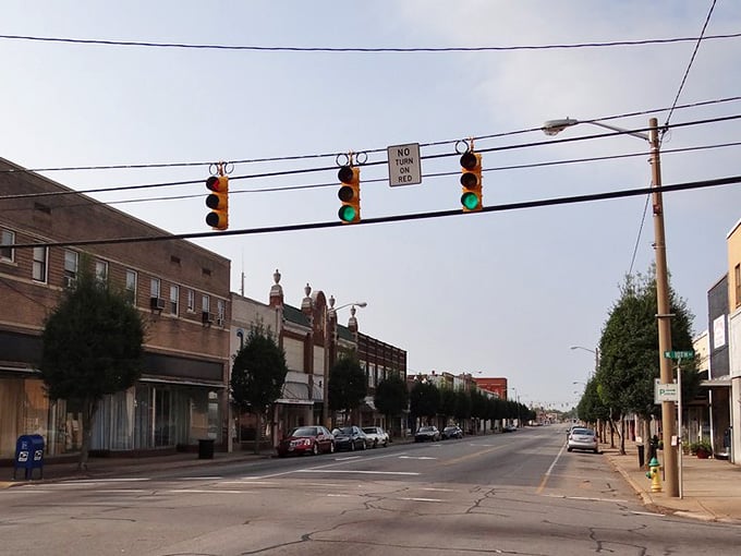 Downtown intersections where rush hour means waiting for three whole cars, imagine that luxury for once.