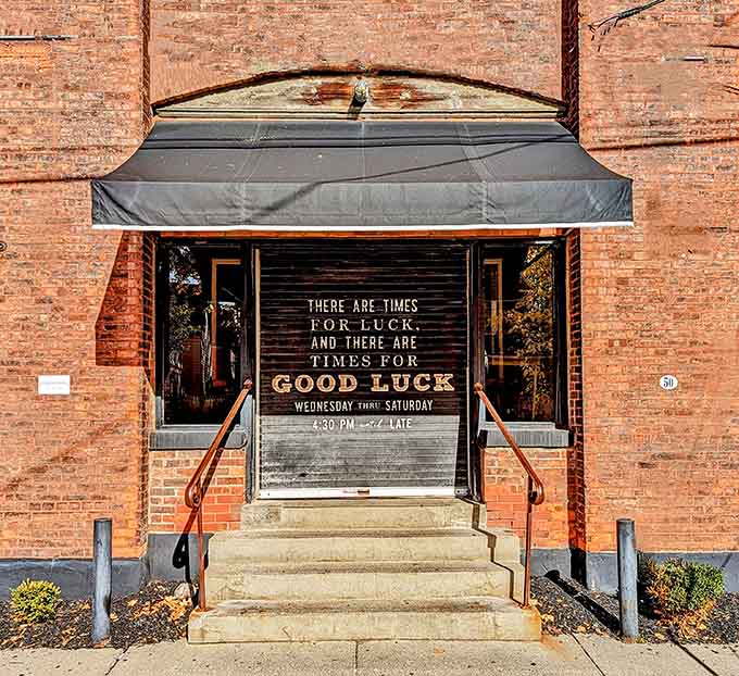 Good Luck Restaurant's marquee says it all: sometimes fortune favors those who venture beyond the obvious.