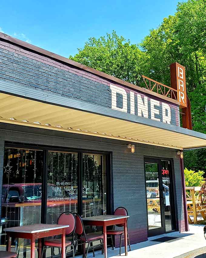 The classic diner aesthetic never goes out of style, especially when it comes with actual good food attached.