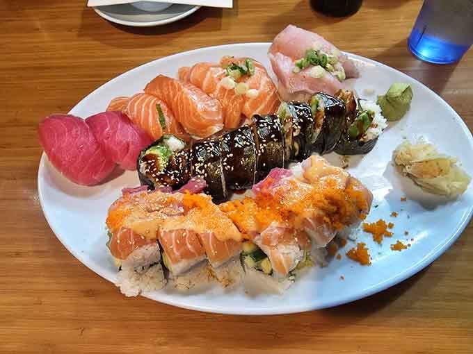 Nigiri so thick and generous it makes regular sushi look like it's on some kind of restrictive diet.