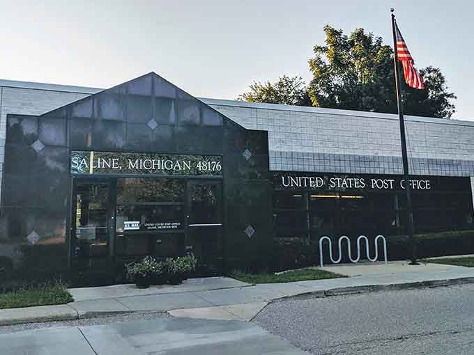 Even the post office looks charming here, which is saying something considering most post offices look like bureaucracy incarnate.