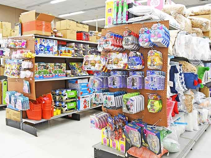 Shelves bursting with colorful household goods and seasonal treasures that'll make you rethink your entire decorating scheme immediately.