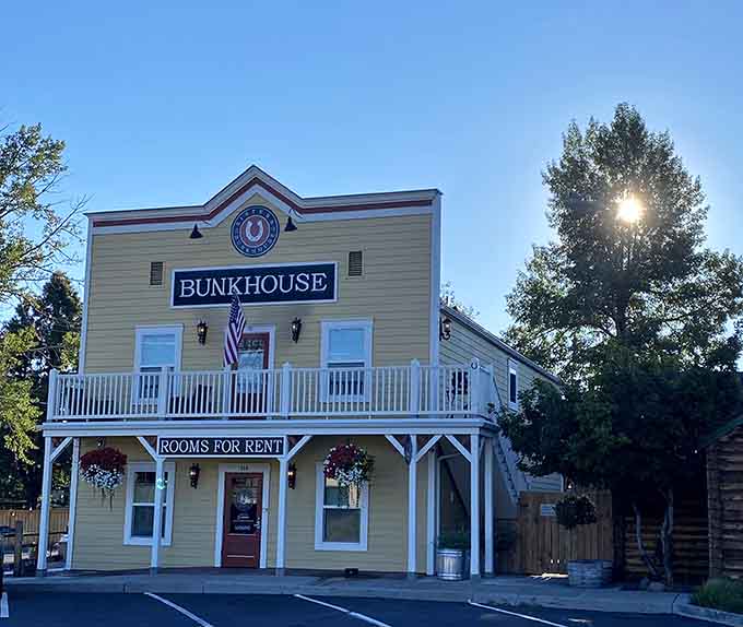 The Bunkhouse offers Western hospitality with a balcony view that beats your apartment's parking lot panorama any day.