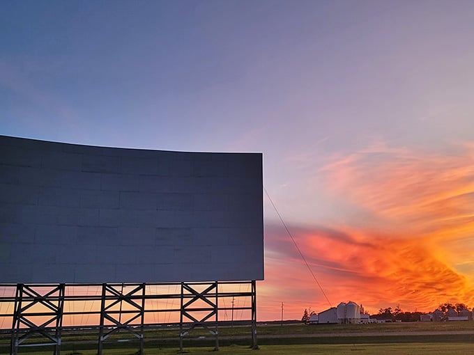 When the sky turns this shade of orange, you know you're about to witness something truly special unfold.