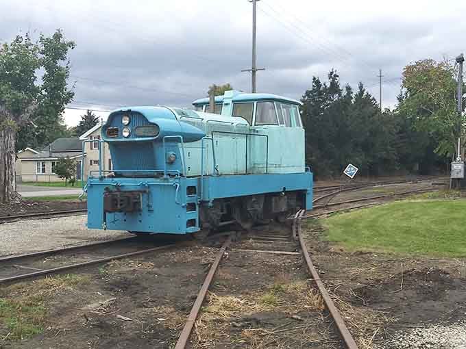 This bright blue workhorse may not be sleek, but it's got character and charm that modern machines simply can't match.
