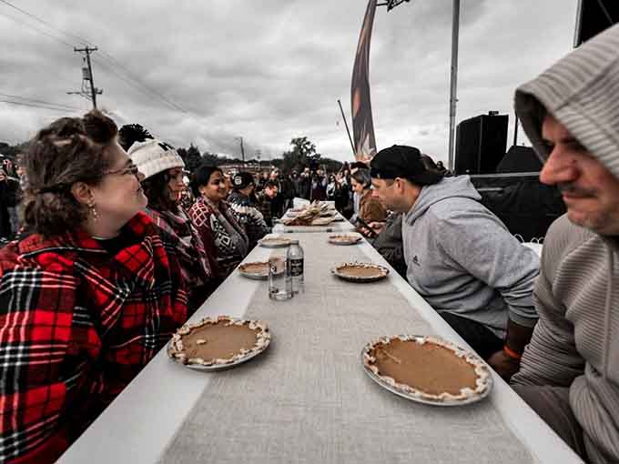 Pie-eating contests bring out the competitive spirit in people who normally consider themselves dignified and refined adults.