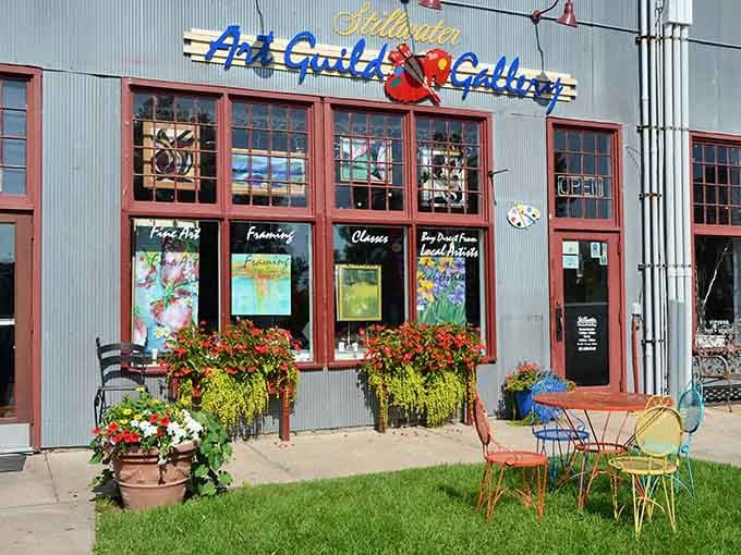 The Art Guilds Gallery brings creativity to the riverfront, because antiques need some contemporary company occasionally.