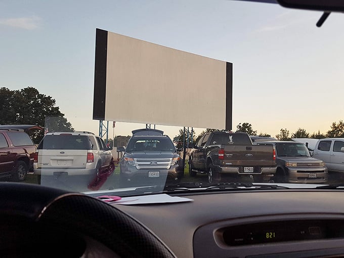 Your dashboard view beats any multiplex seat, especially when you control the volume and legroom completely.