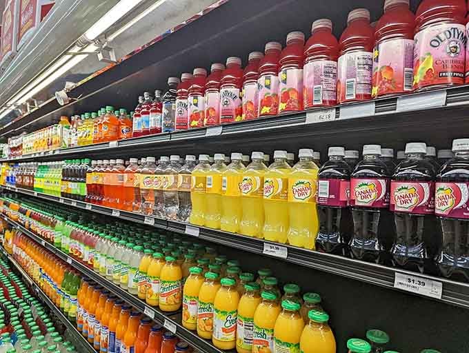 More beverage choices than a game show contestant could name, each one a ticket to somewhere delicious.