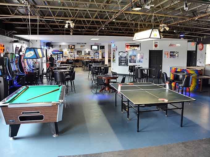 Pool tables, ping pong, and good times under one roof because sometimes you need options for your fun.