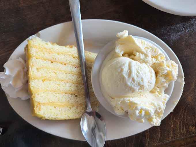 Layers of lemon cake so good, you'll forget you were supposed to save room for it.