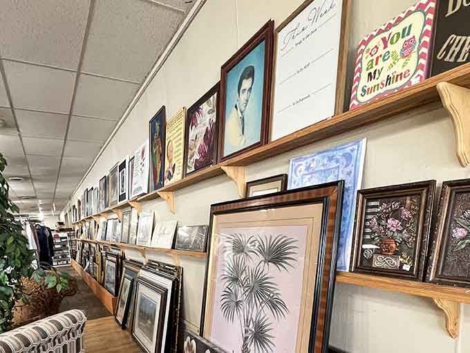 Wall art galore means you'll never have to stare at blank walls again, unless that's your thing.