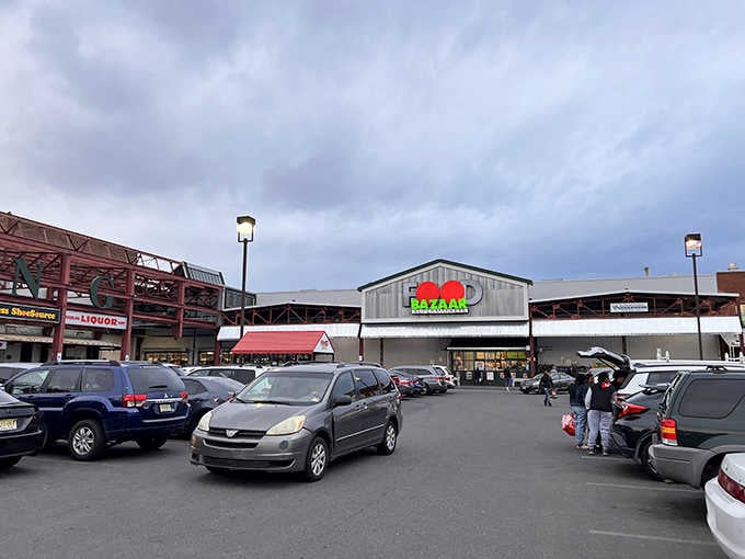 Food Bazaar's parking lot stays busy because locals know where to find quality groceries without boutique markups.
