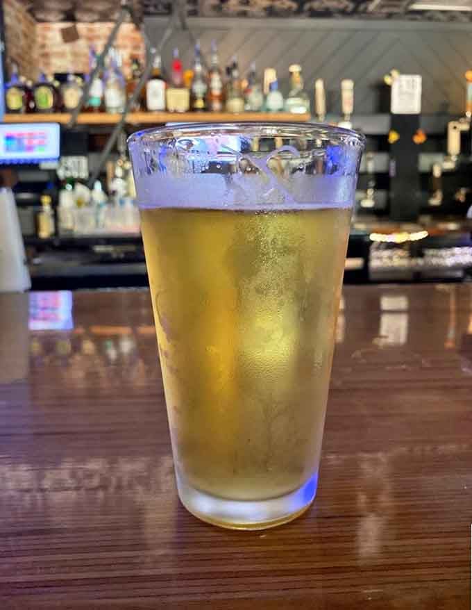 Golden and cold, this beer is basically liquid encouragement for attempting games you haven't played since Reagan was in office.