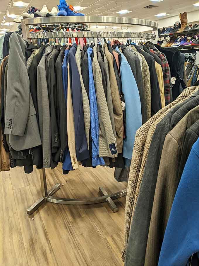 Men's blazers and sport coats organized by color, because finding the perfect jacket shouldn't require a PhD.