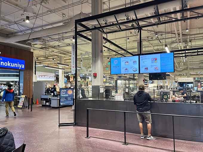 Modern food hall vibes meet authentic Asian cuisine in a space designed for serious eating and socializing.