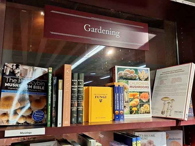 Gardening books organized perfectly, from mycology to California native plants, for green thumbs and hopeful beginners alike.