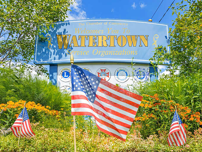 Welcome signs that mean it, inviting you to a community that won't price you out immediately.