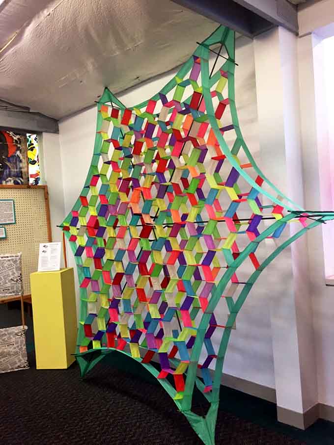 This geometric wonder looks like modern art but flies like a dream when the coastal winds cooperate.