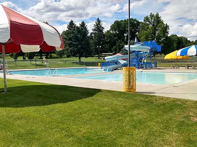 Franklin Park's pool and waterslides offer summer fun that won't drain your entire entertainment budget.