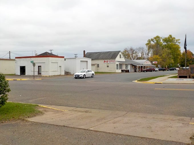Wide intersections and modest buildings create a town where everyone knows your name and genuinely cares.