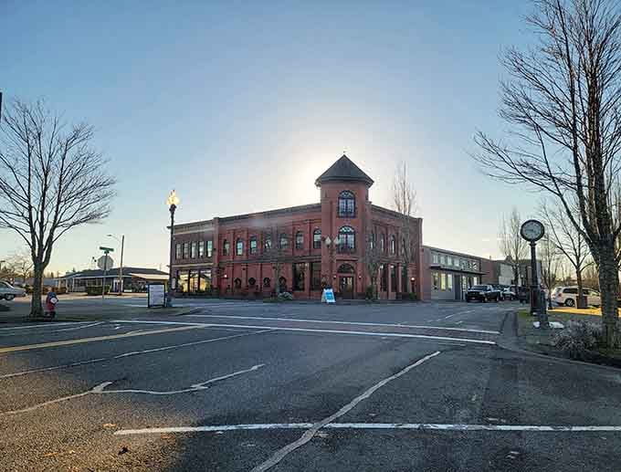 The old brick landmark anchors downtown with timeless style, reminding us that some buildings just get better with age.