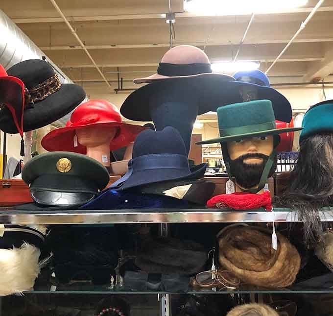 A hat collection that could outfit every character in a Wes Anderson film with plenty left over for sequels.