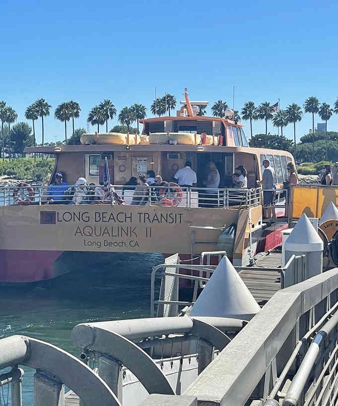 Boarding time means adventure time, and that gangway is your portal to a completely different Long Beach experience.