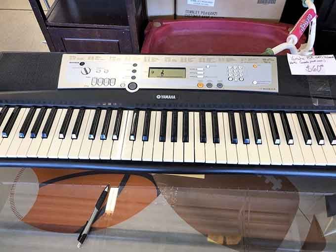 That Yamaha keyboard could launch someone's musical journey or reignite a passion that's been gathering dust for years.
